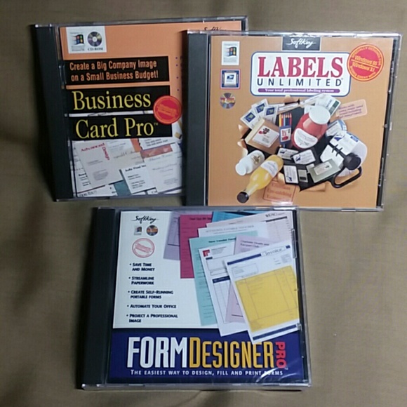 SoftKey | Other | Officebusiness Cd Rom Set | Poshmark